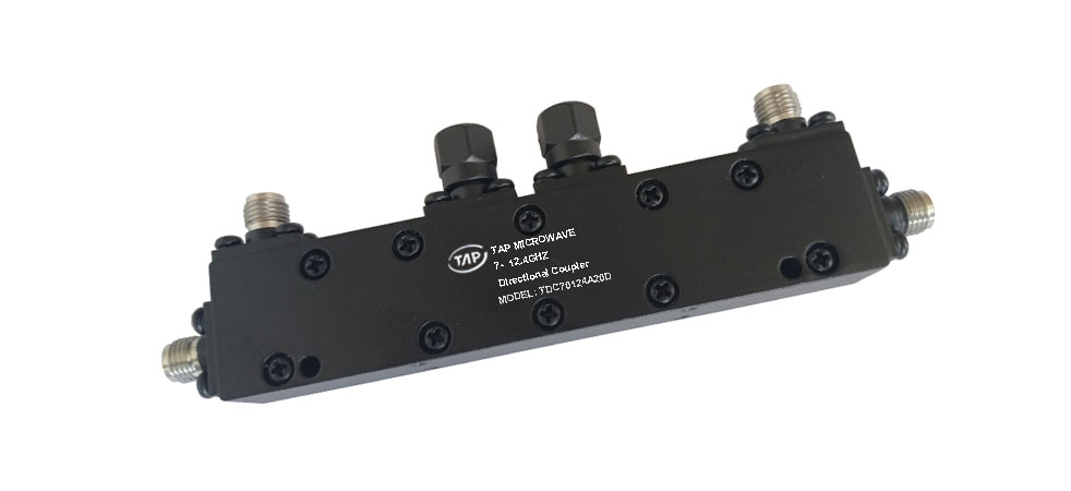 TDC70124A20D 7-12.4GHz 20dB dual Directional Coupler - TAP Microwave