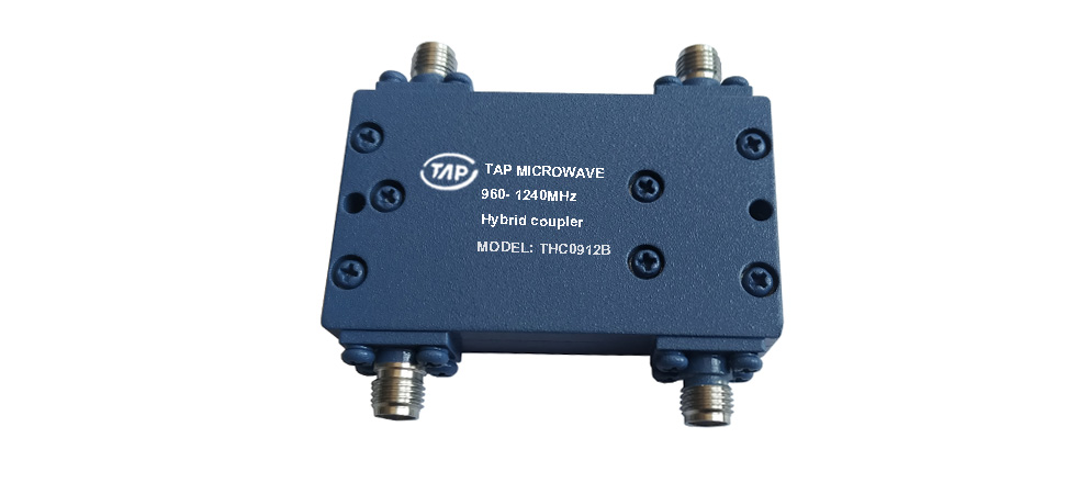 THC0912B 960-1240MHz 3dB 180 degree Hybrid Coupler - TAP Microwave