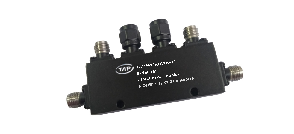 TDC60180A30DA 6-18GHz 30dB dual Directional Coupler - TAP Microwave