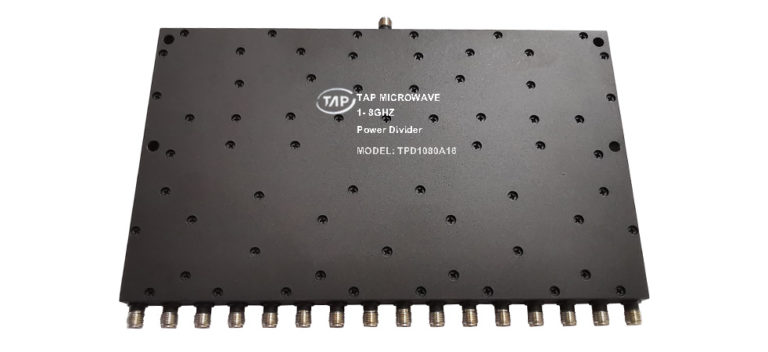TPD1080A16 1-8GHz 16 way Power Divider - TAP Microwave