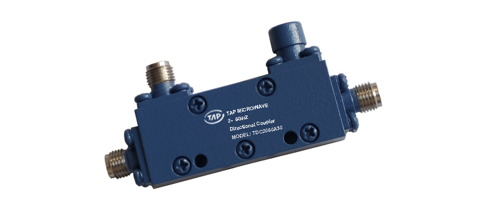 TDC2060A30 2-6GHz 30dB Directional Coupler - TAP Microwave