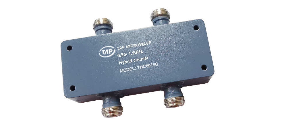 THC0915BH 0.95-1.5GHz 3dB 180 degree Hybrid Coupler - TAP Microwave