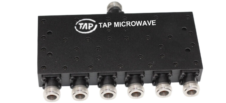 TPD2080N6 2-8GHz 6 way power divider - TAP Microwave